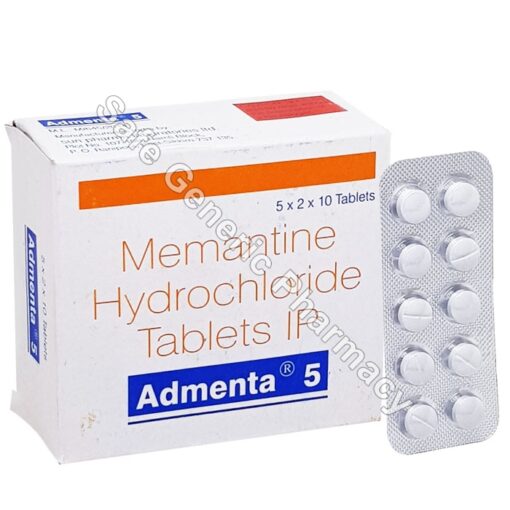 Buy Admenta 5 mg Online (Memantine), Reviews, Low Price