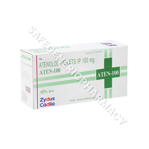 Aten 100mg Tablet Online (Atenolol), Reviews, Low Price, In USA
