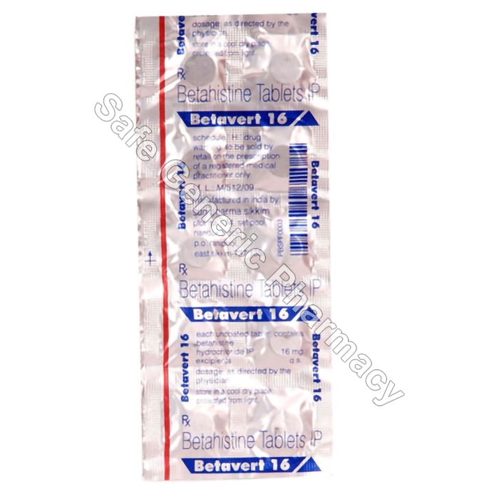 Betavert 16mg (Betahistine): Uses | Reviews | Price | USA