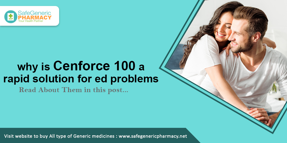 Why is Cenforce 100 a ⭐ rapid solution ⭐ for ED problems?