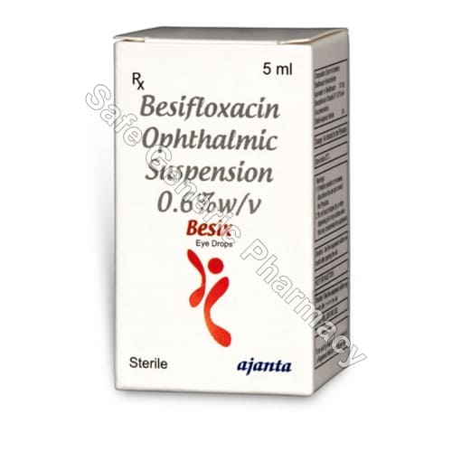 Buy Besix Eye Drop 5ml (Besifloxacin) At Safegenericpharmacy